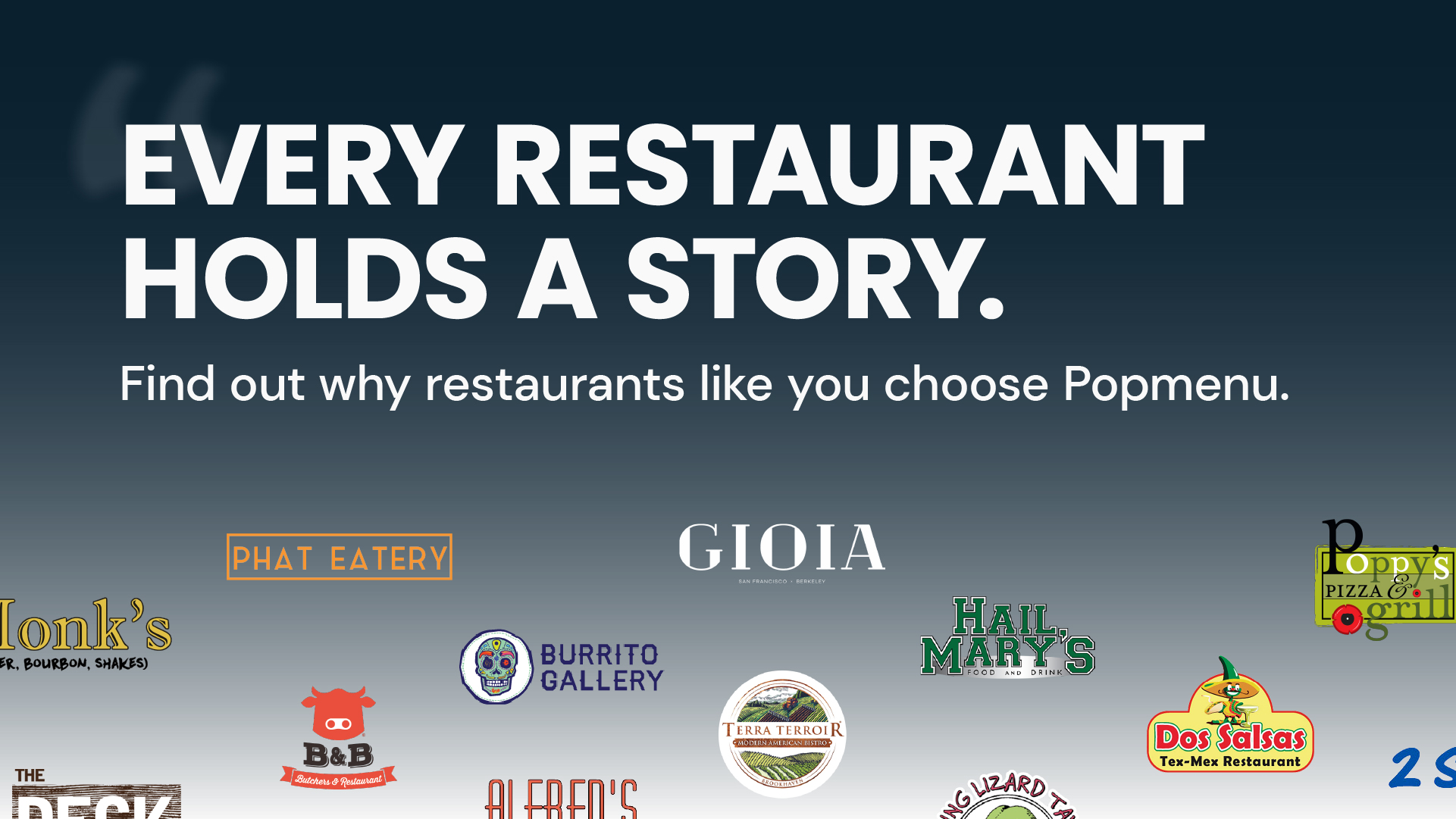 Popmenu: Client Highlights
